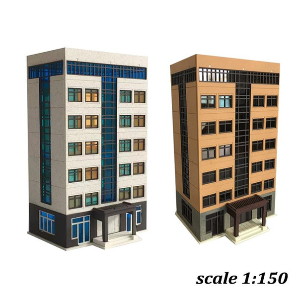 N Scale 1:150 Simulation Building Model Diy Assemble Architecture For ...