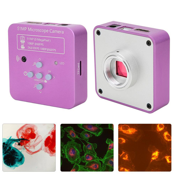 51MP Microscope Camera,51MP 1080P 60FPS USB Industrial Microscope ...