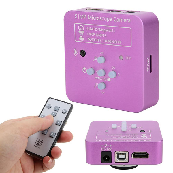 51MP Microscope Camera,51MP 1080P 60FPS USB Industrial Microscope ...
