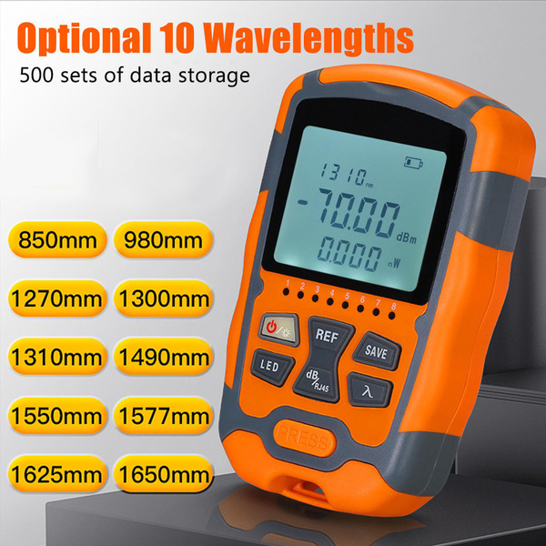 Mini Optical Power Meter Portable Optical Fiber Cable Tester Multimeter ...