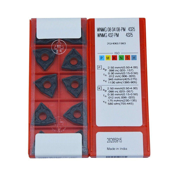 10PCS/box WNMG 432 WNMG 080408 PM Lathe Carbide Insert Tool For MWLNR For Steel | Wish