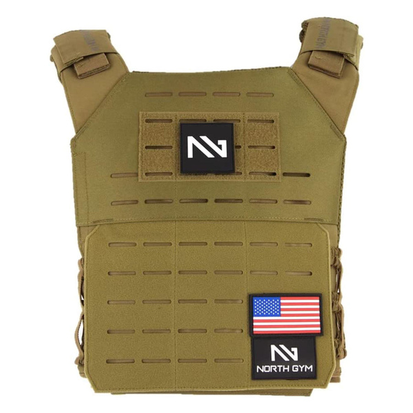 North Gym Adjustable Weighted Endurance Strength Training Vest, 30 ...