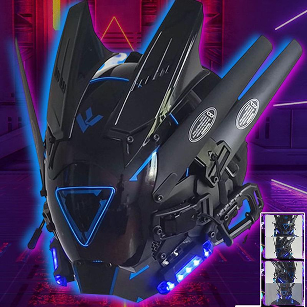 New triangle light wing punk mask mechanical sci-fi equipment mask role ...