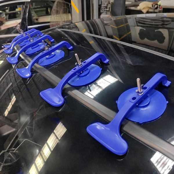 Professional RE006 Suction Cup Clamp Set Trim Dents Panels Puller Glass ...