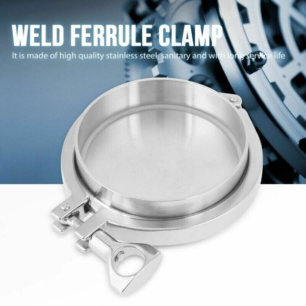 Stainless Steel End Cap 4'' Inch Gasket Fittings Adapter Weld Ferrule ...