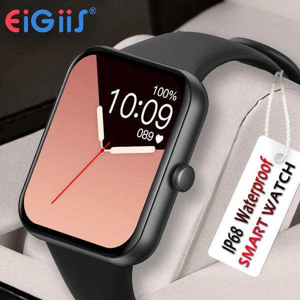 EIGIIS 1.83" Smart Watch for iPhone Android Fitness Tracker for Men ...