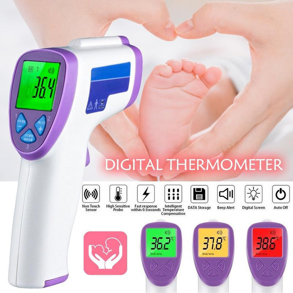 Non-contact Digital Thermometer Infrared Forehead Thermometric ...