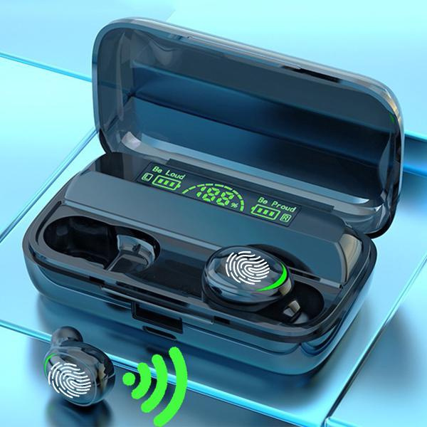 True Wireless Bluetooth Earbuds HiFi Sound Headphones Led Power Display ...