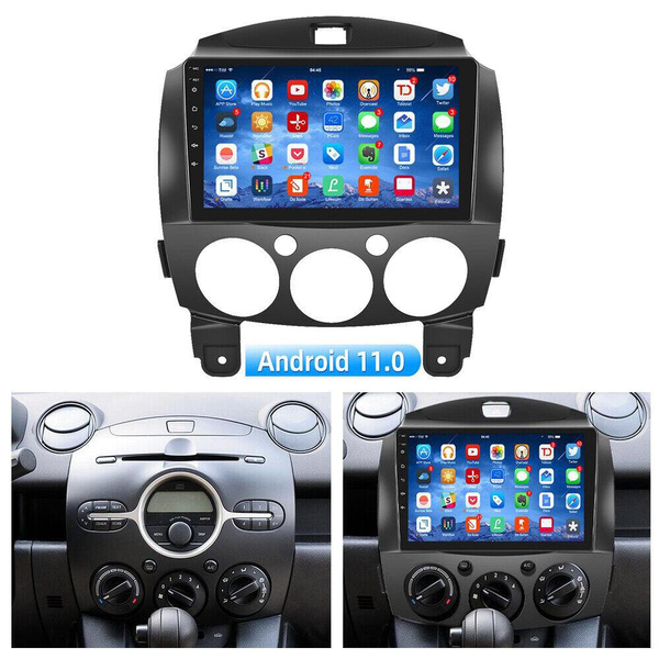 Android 11.0 Car Stereo For Mazda 2 2007-2014 GPS Radio WIFI Bluetooth ...
