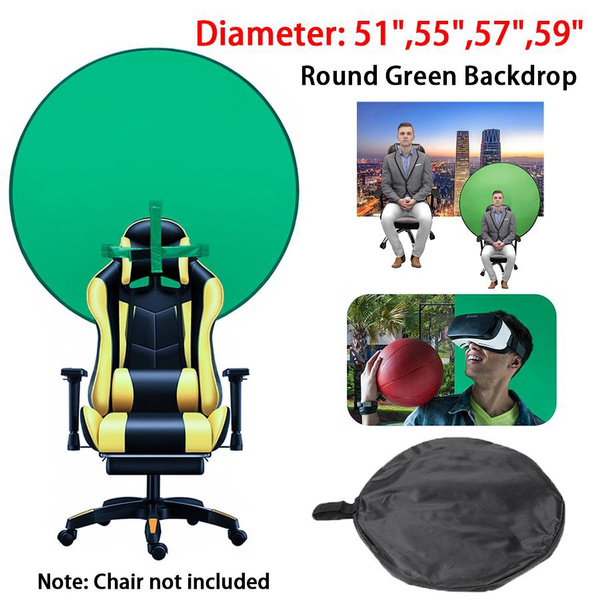 Big Round Green Screen Backdrops Photography Background Portable Fold ...