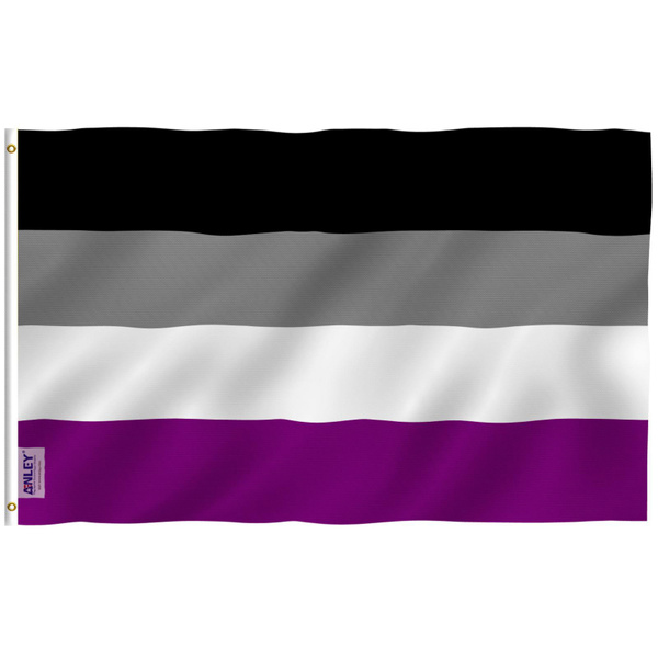 Anley Fly Breeze 3x5 Feet Asexual Pride Flag Wish
