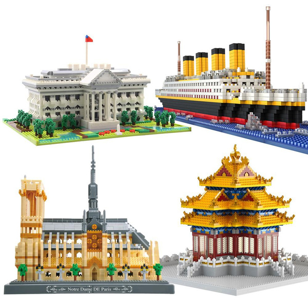 YZ World Famous Architecture Buildings Diamond Blocks Toys Sydney Opera ...