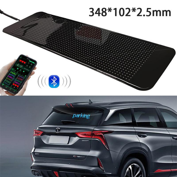 Car LED Flexible Display Waterproof Car Rear Window Electronic ...