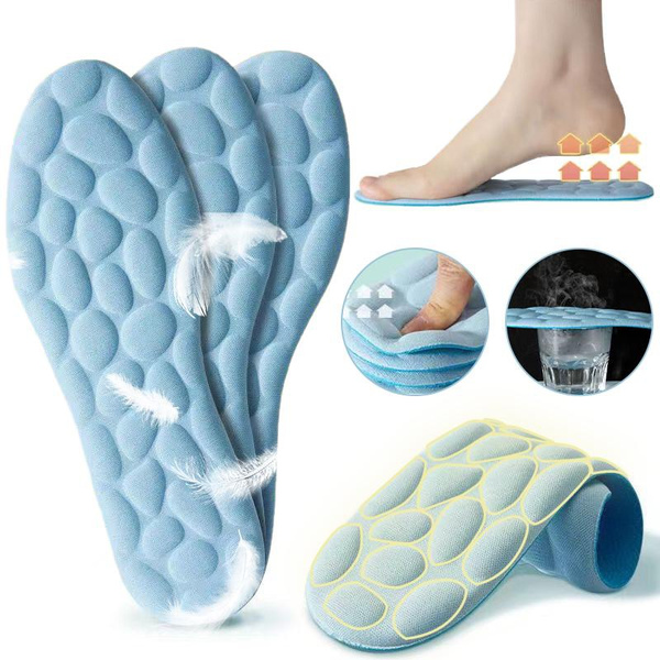 Cobblestone Soft Insole,1/2/3/4/5 Pairs Soft Massage Breathable Insoles ...