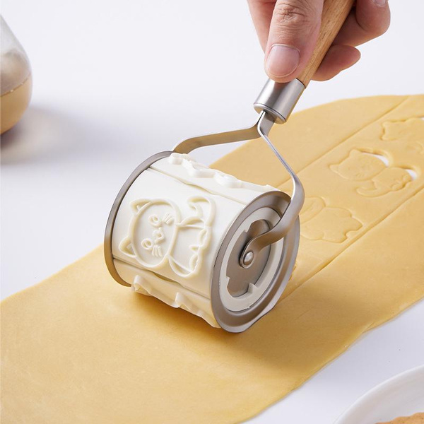 Rolling Barrel Cartoon Animal Cookie Mold Baking Cookies Diy Fun Cake ...