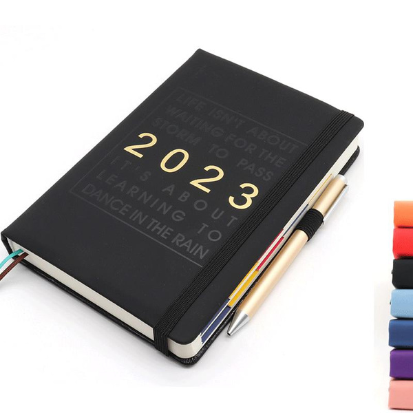 2023 Planner Notebook Agenda Weekly Monthly Diary Journal with Tabs ...