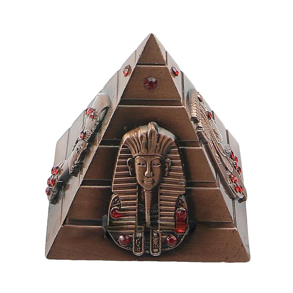 Egyptian Pharaoh Decorative Pharaoh Camel Metal Pyramids Ornament ...