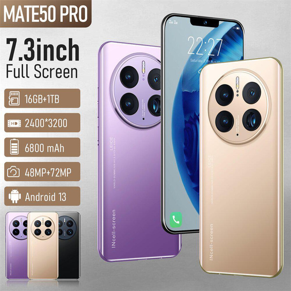 Mobile MA50 Pro Screen 7.3 Inch Smart Phone 4G/5G Mobile Phone Smart ...