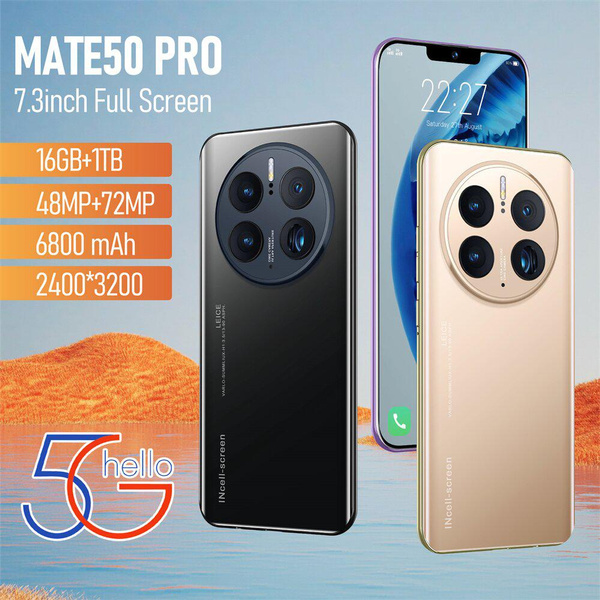 Mobile MA50 Pro Screen 7.3 Inch Smart Phone 4G/5G Mobile Phone Smart ...