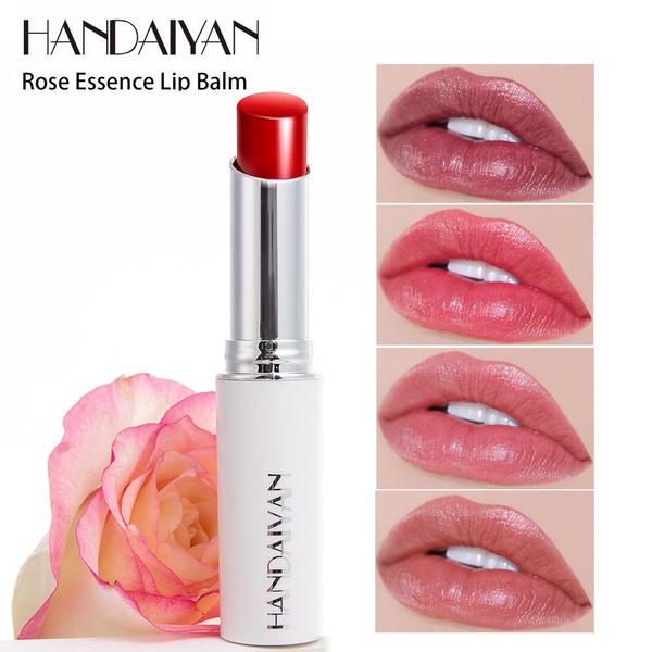 Long lasting moisturizing lipstick fade lip lines rose essence lipstick ...