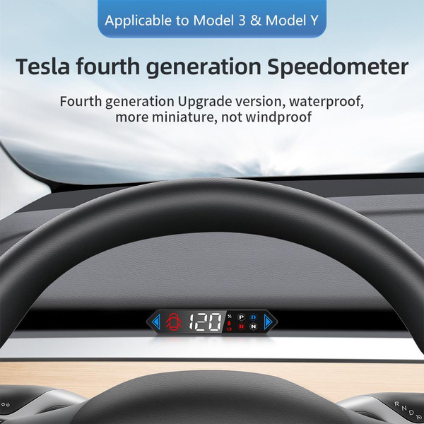 For Tesla Vehicle HUD Head Up Display Model Y/3 Special Speed Air Code ...