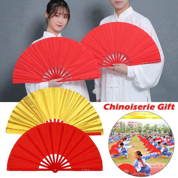Black Red Dance Performance Hand Wedding Party Decor Chinese Tai Chi ...