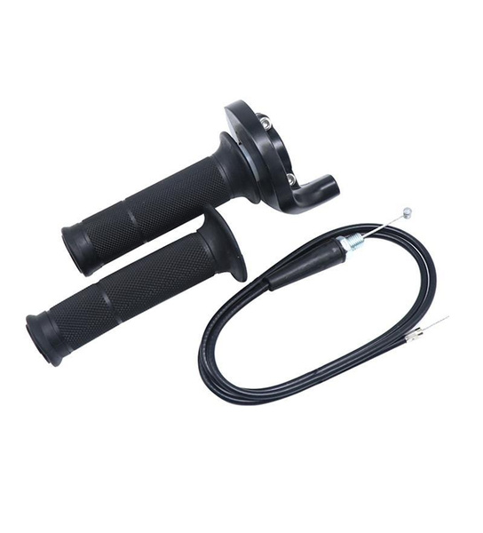 ZSDTRP Moto 7/8" 22mm Motorcycle Hand Grip With Throttle Clamp Twist ...