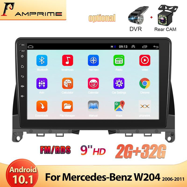 AMPRIME 【2+32G】New for Mercedes-Benz W204 Autoradio 2 Din Android 10.1 ...