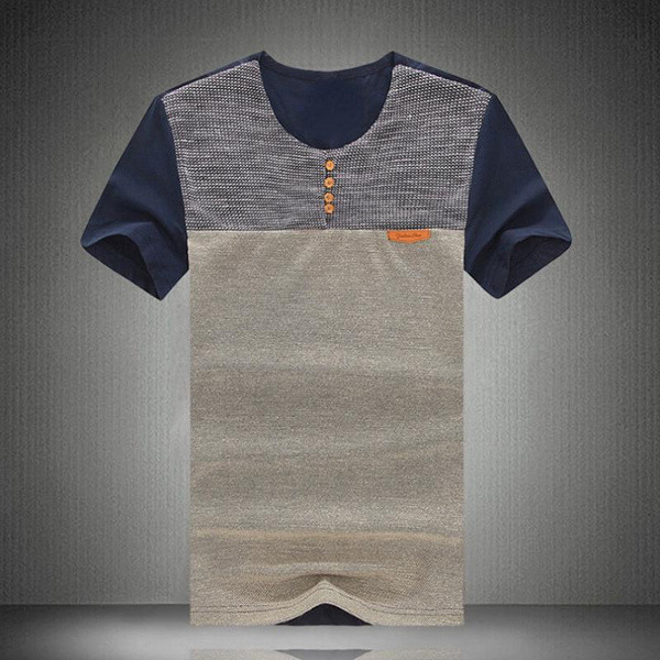In Summer T-shirt Men Short-sleeved Tops Hip Hop O-Neck Cotton T-Shirts ...