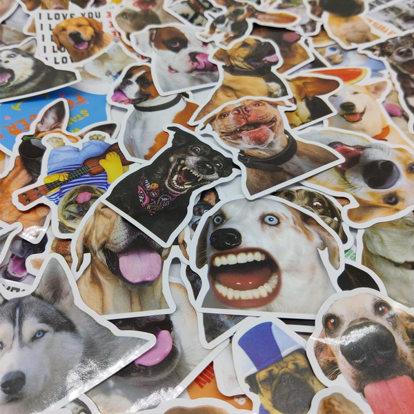 50/100pcs Waterproof Graffiti Kids Stickers Funny Animals Dogs Sticker ...