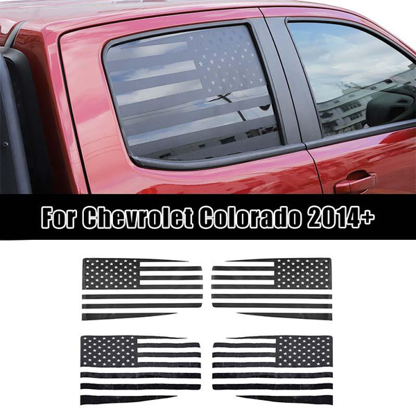 American Flag Style Car Rear Window Decal Trim Accessories for ...