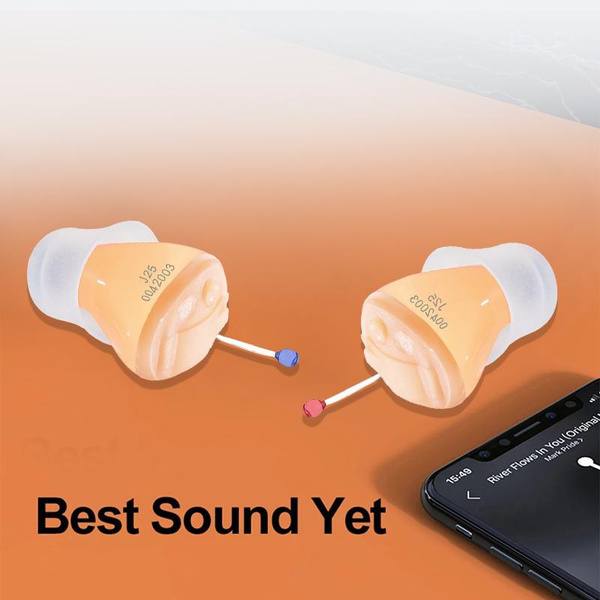 Mini Hearing Aids, Invisible Hearing Amplifier Aids Adjustable Sound ...