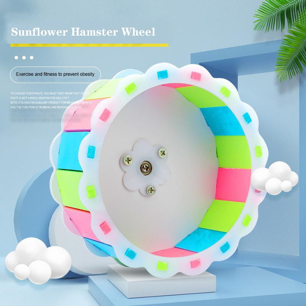 Smooth Hamster Wheel Silent Small Pet Exercise Wheel Plastic Running ...
