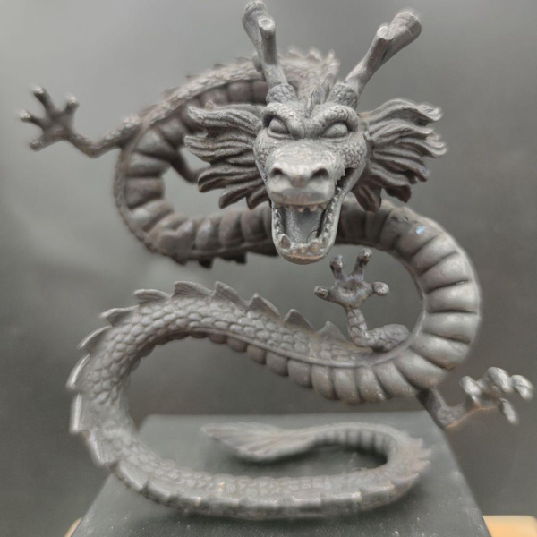 12cm Black Pure Copper Dragon Shape Four-claw Dragon Chinese Dragon ...