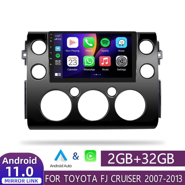 9" 32G c̄árpláy Android 11 GPS Car Stereo Radio For Toyota FJ Cruiser ...