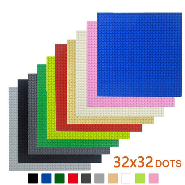 32x32 Dots Classic Base Plates Blocks Small Size DIY Bricks Baseplates ...