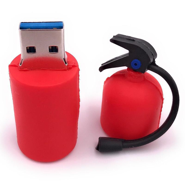 Real capacity Fire Extinguisher Fire Tools Portable USB 3.0 Flash Drive ...