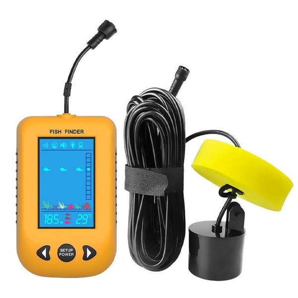 Portable Echo Sounder Fisherman Fish Finder 100M Depth Alarm Transducer ... Portable Echo Sounder Fisherman Fish Finder 100M Depth Alarm Transducer ...