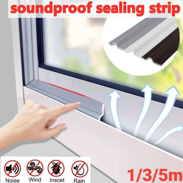 Self-Adhesive Window Sealing Strip Weather Soundproofing Sound ...