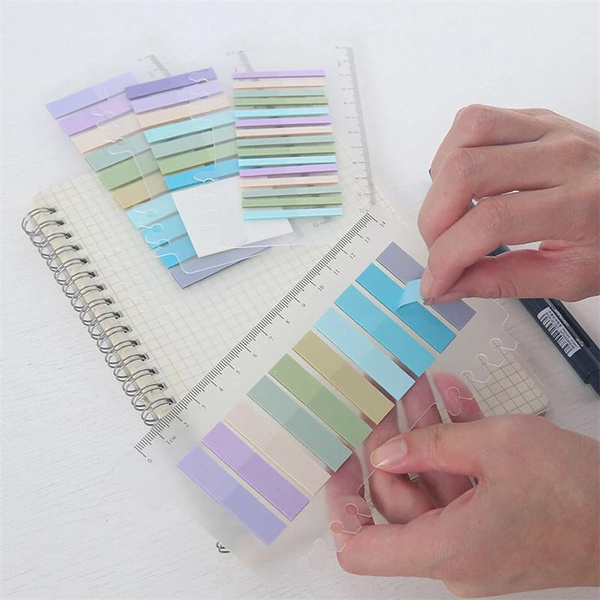 200 Sheets Notes Sticky PET Memo for Student Office Stationery Simple ...