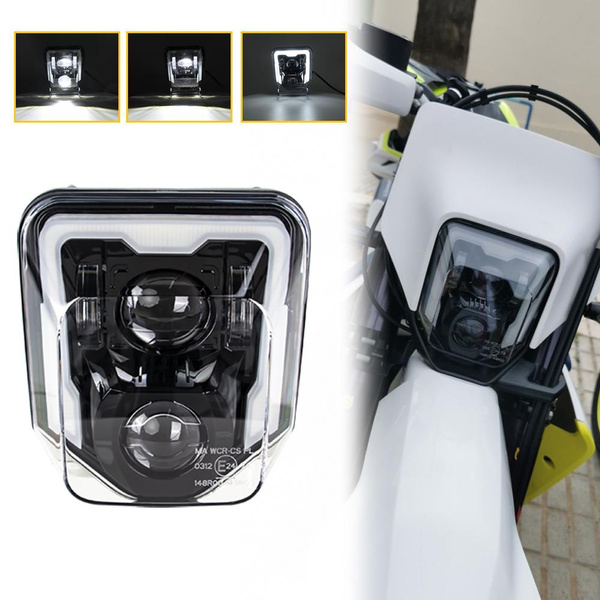 Motorcycle Headlight Moto LED Light Headlights For Husqvarna TE FE TC ...