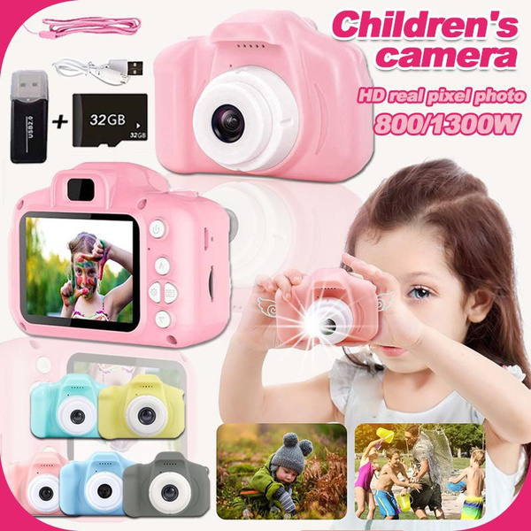 1PACK Children's MINI Camera Waterproof 1080P HD Screen Camera Video ...