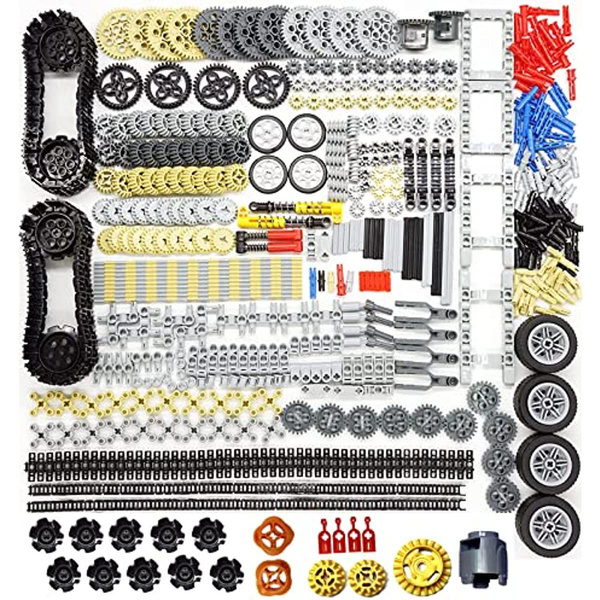 844Pcs Technic Parts Gears Axles Sets, Compatible with Lego Bricks ...