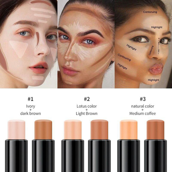 Double-ended Highlight Shadow Contouring Stick Dual-use Silkworm Pen To ...