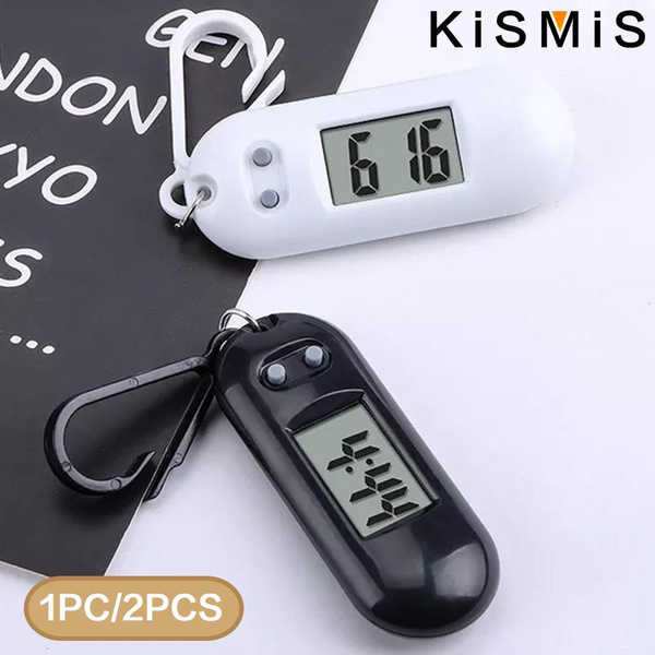 KISMIS 1PC/2Pcs Unisex Student Electronic Clock Keychain Gifts Oval ...