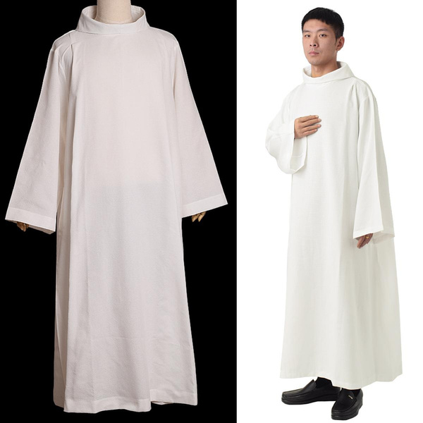 Christian Catholic Priest Linen Clergy Robe | Wish
