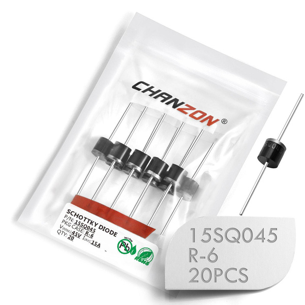 (Pack of 20 Pieces) Chanzon 15SQ045 Schottky Barrier Rectifier Bypass ...