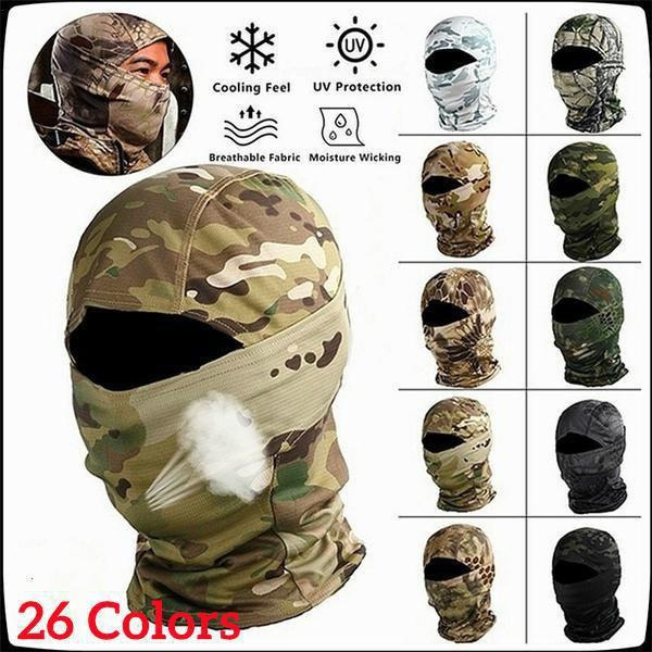 New Outdoor Camouflage Camo Army Tactical Military Ski Full Face Mask ...
