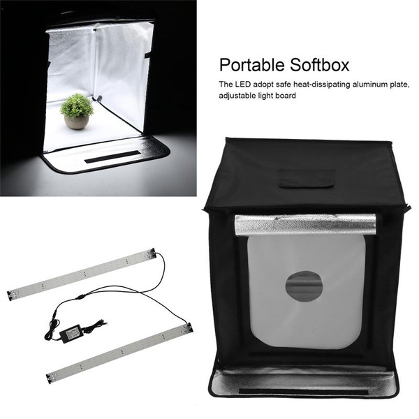 Photo Studio Light Box, 24.8x24.8x29.1in Shooting Light Tent With ...