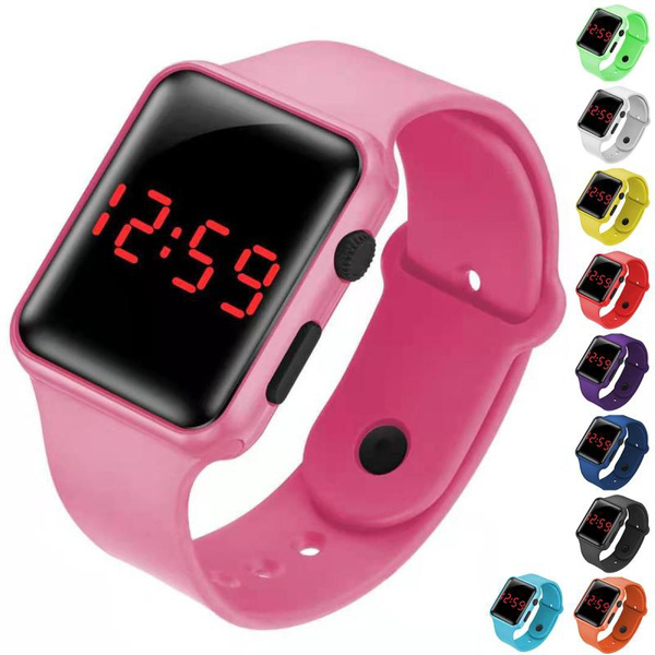 Luminous Digital Electronic Watch LED Square Watches. | Wish
